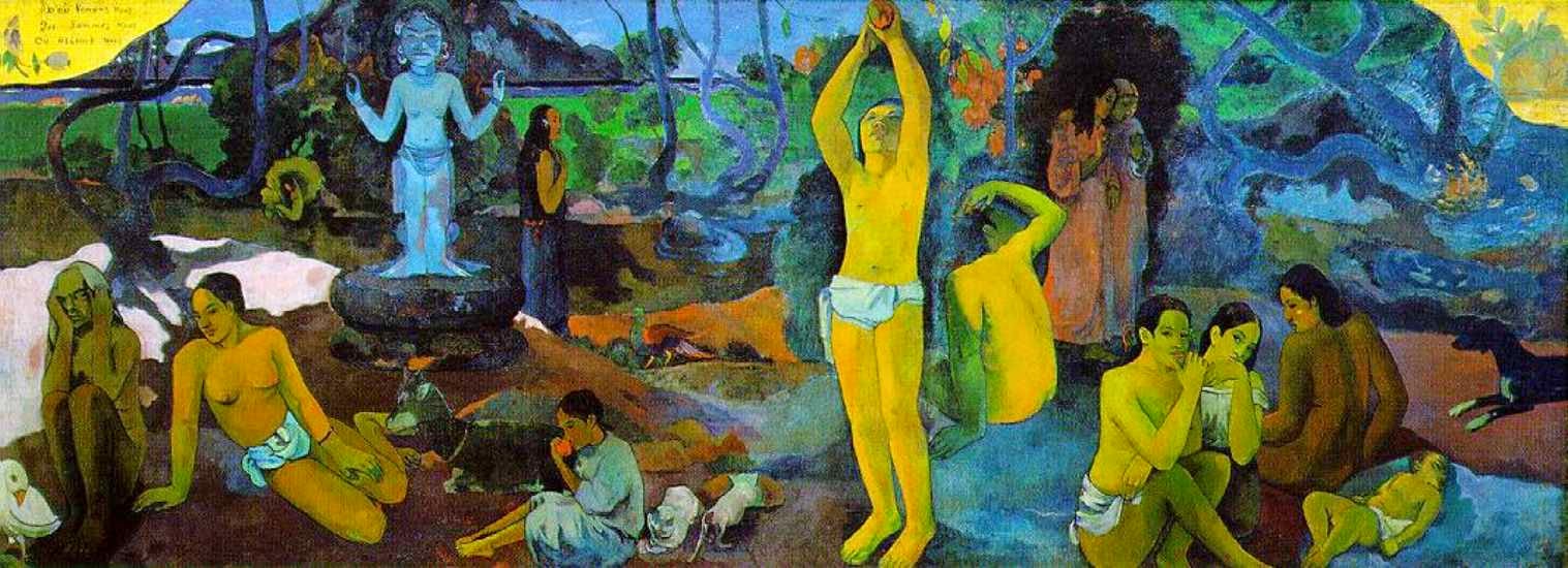 ARTE Y LITERATURA. [De dónde venimos, qué somos, adónde vamos. Gauguin], Carlos Strickland. W ...
